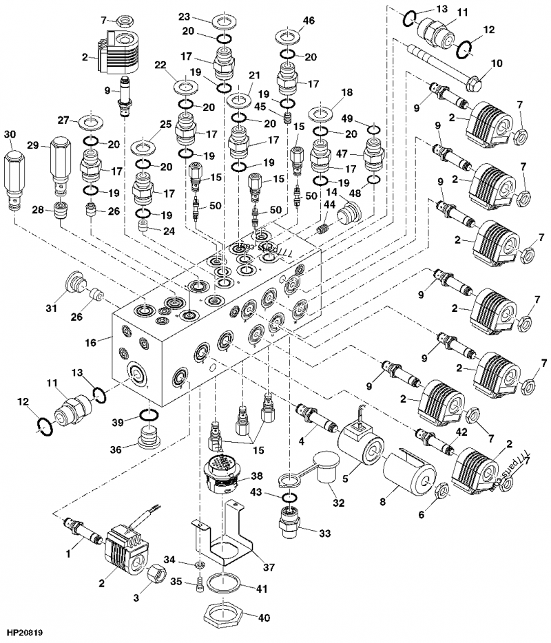 AH213967 Solenoid Valve - John Deere spare part | 777parts.com