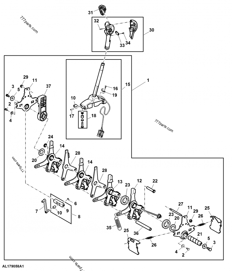 AL181690 Switch - John Deere spare part | 777parts.com