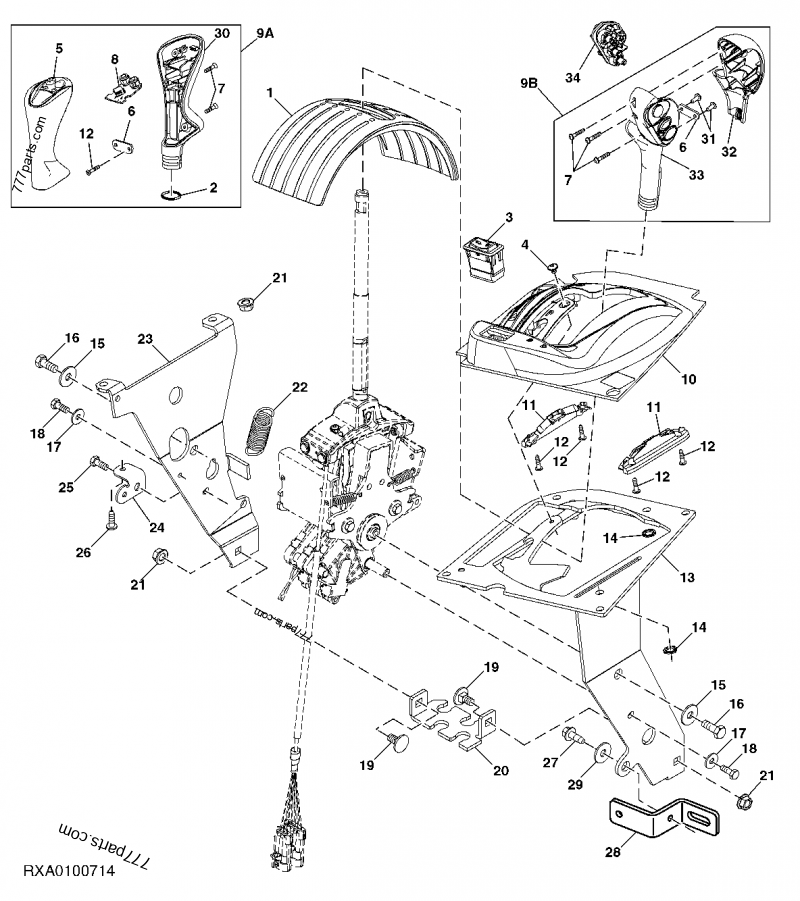 AL181690 Switch - John Deere spare part | 777parts.com