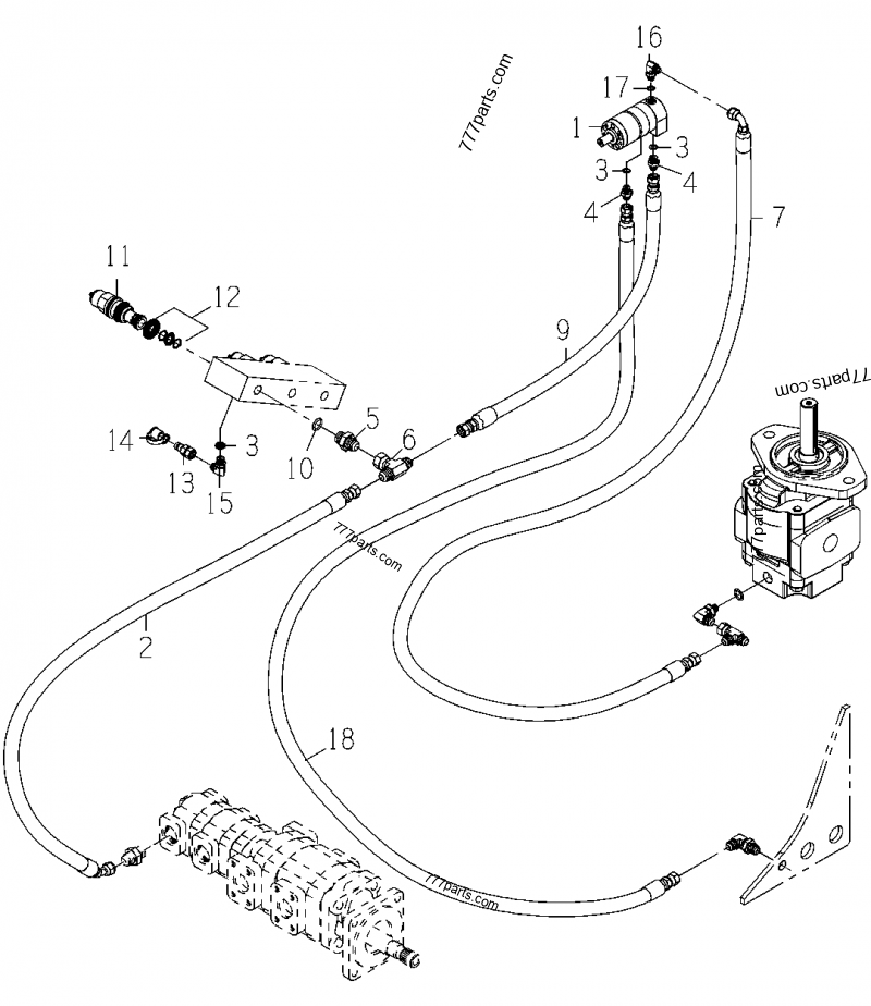 XPD36BTX Diagnostic Coupling - John Deere spare part | 777parts.com