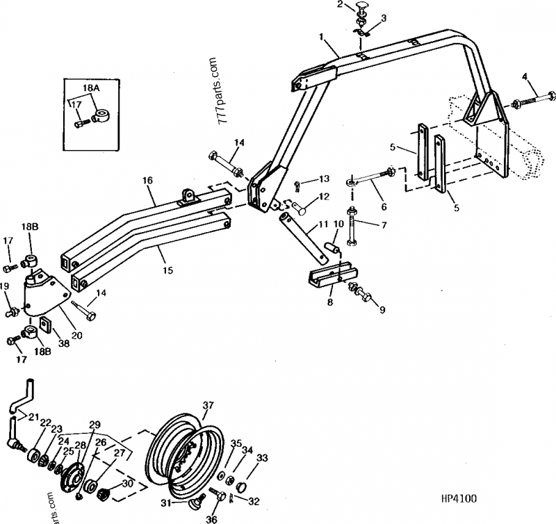 A37814 Strap - John Deere spare part | 777parts.com