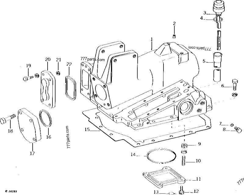 AR40677 Dipstick - John Deere spare part | 777parts.com