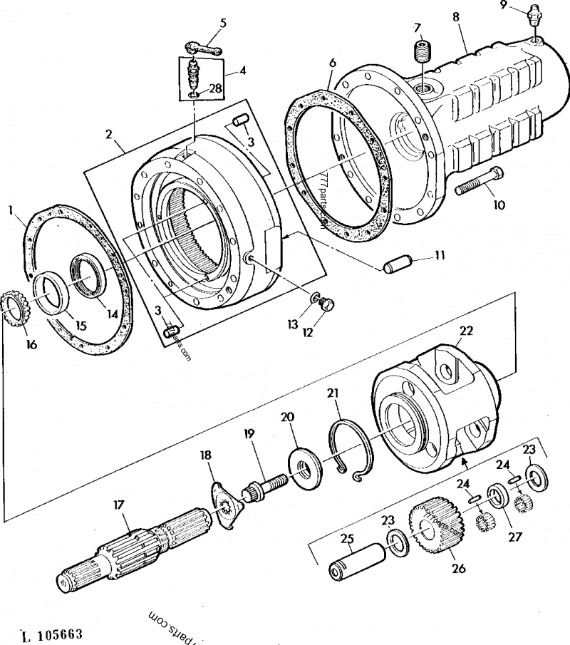 L39931 Planet Pinion Carrie - John Deere spare part | 777parts.com