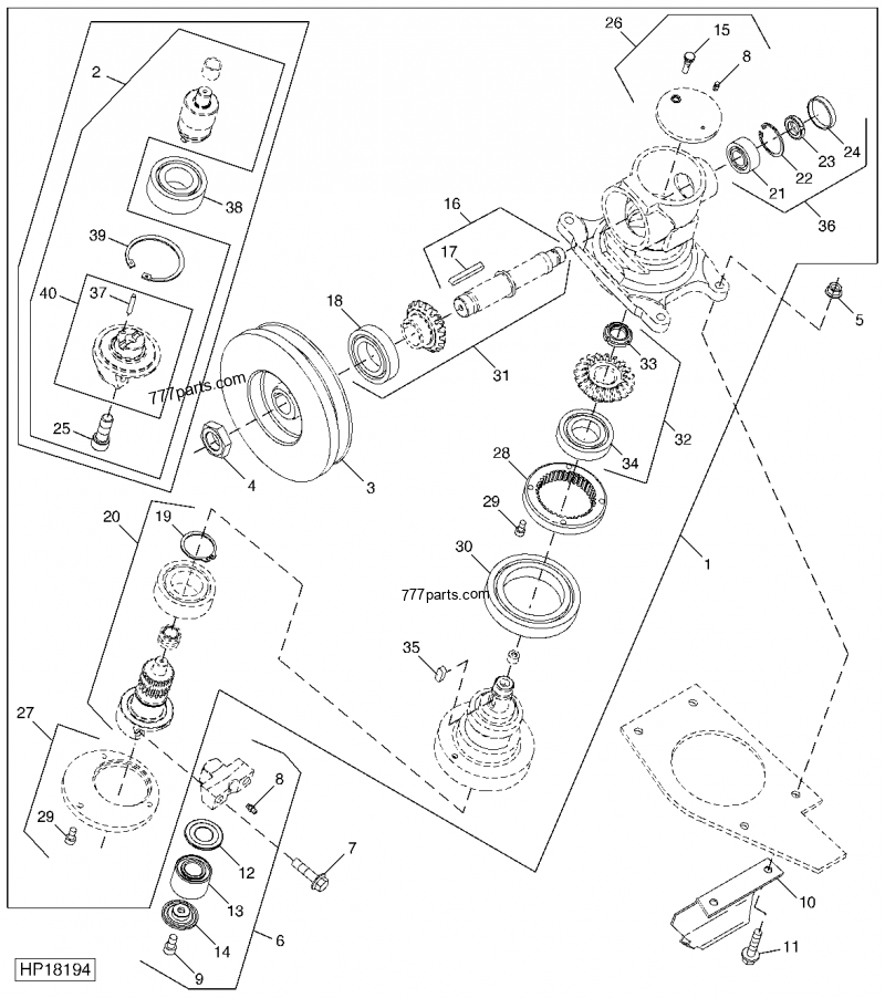 DE19305 Шариковый подшипник - John Deere запчасть для спецтехники ...