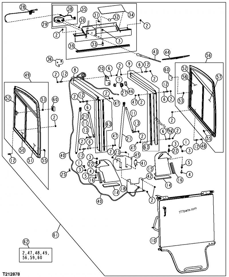 AT329420 Wiper Motor - John Deere spare part | 777parts.com