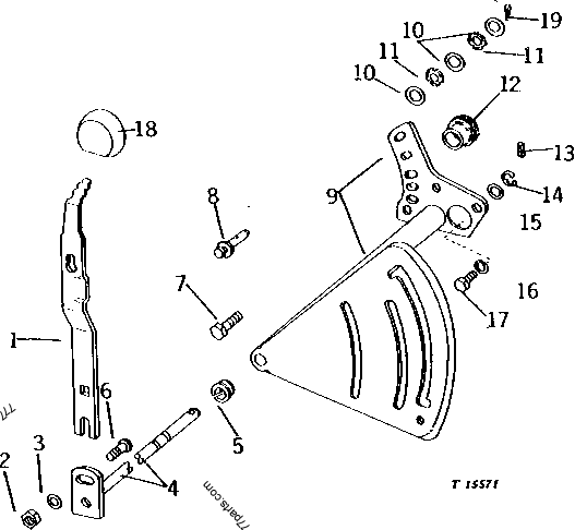 AT26349 Quadrant - John Deere spare part | 777parts.com