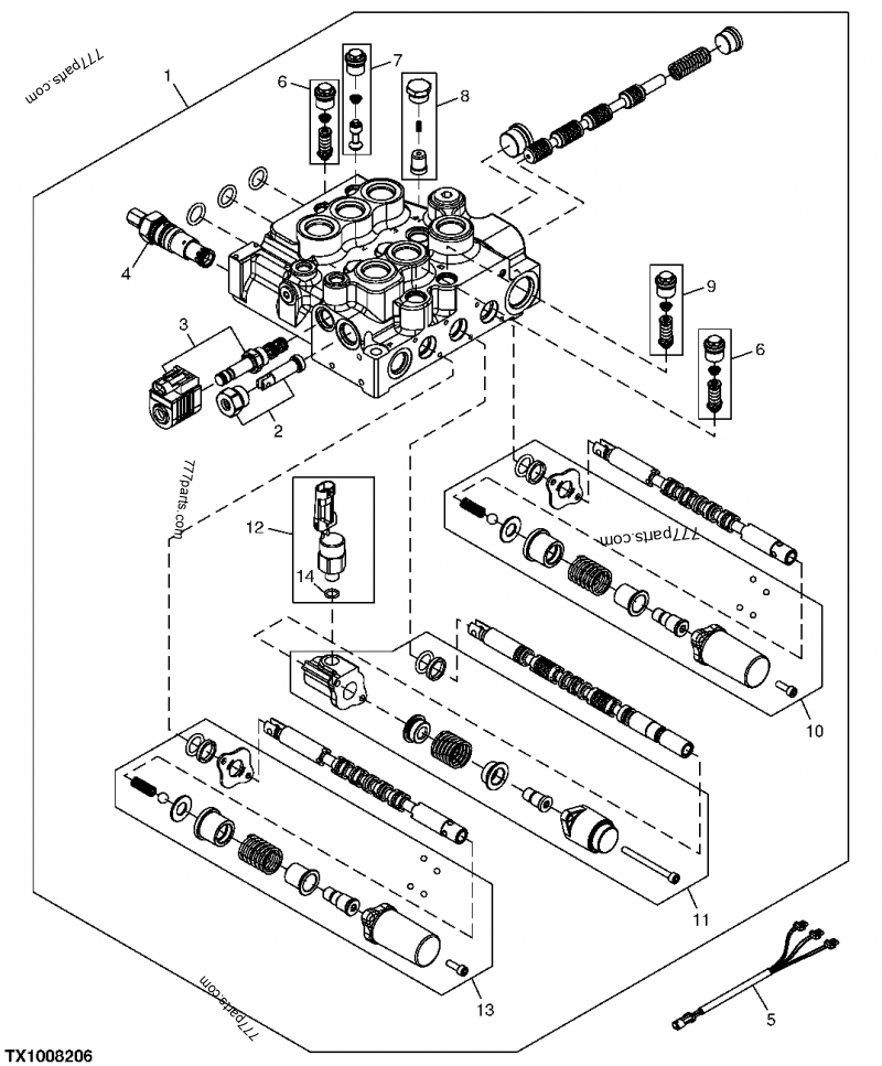KV23085 Solenoid - John Deere spare part | 777parts.com