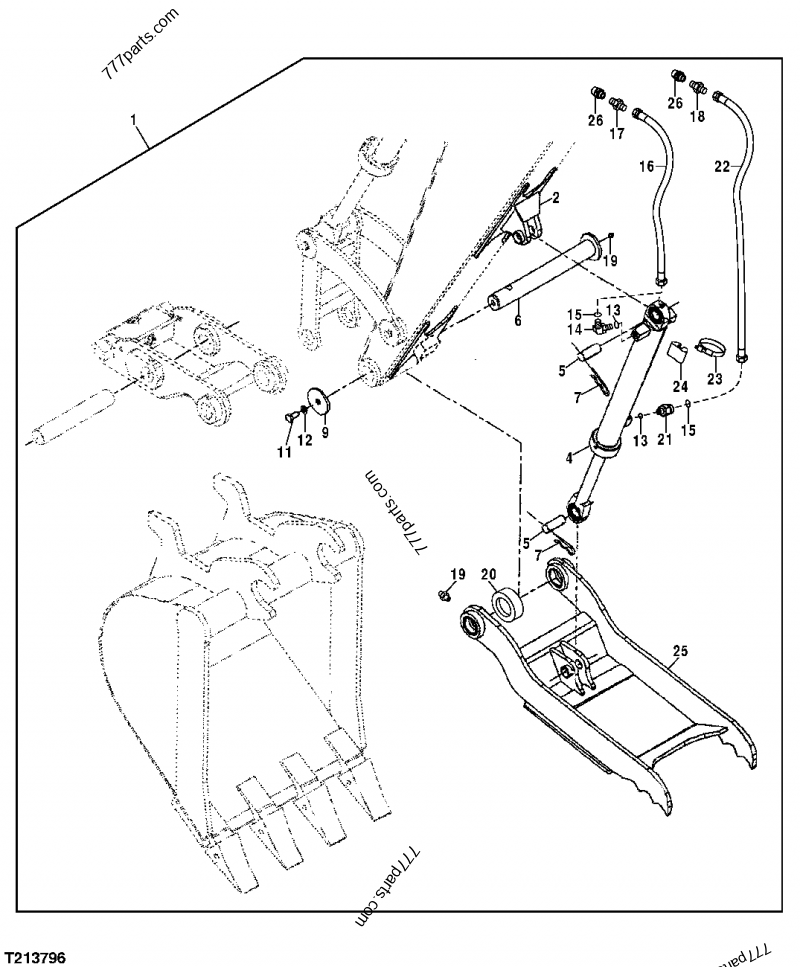 AT316568 Clamp - John Deere spare part | 777parts.com