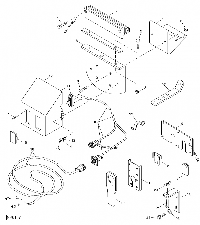 R111701 Grommet - John Deere spare part | 777parts.com