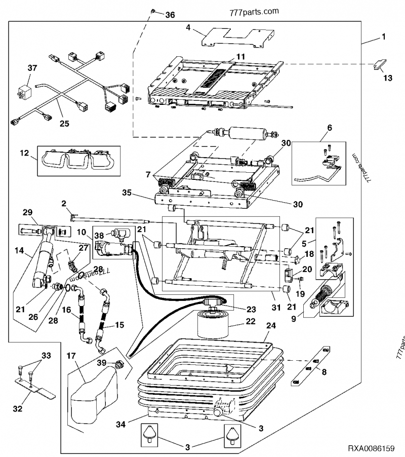 RE331262 Compressor Kit - John Deere spare part | 777parts.com