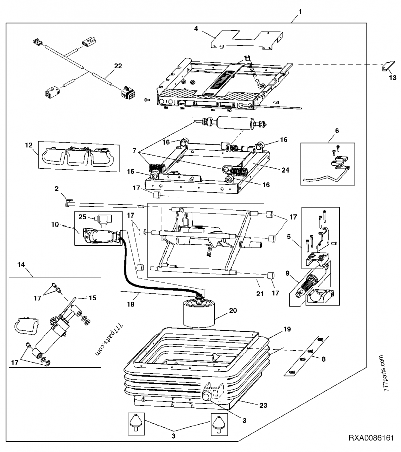 RE331262 Compressor Kit - John Deere spare part | 777parts.com