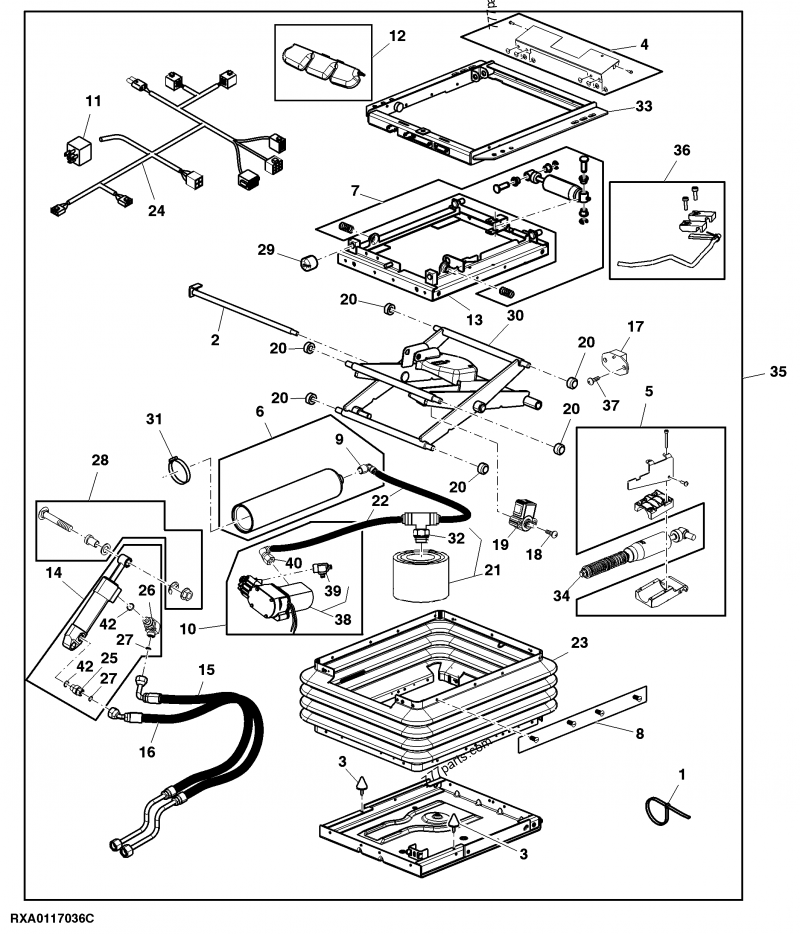 RE331262 Compressor Kit - John Deere spare part | 777parts.com