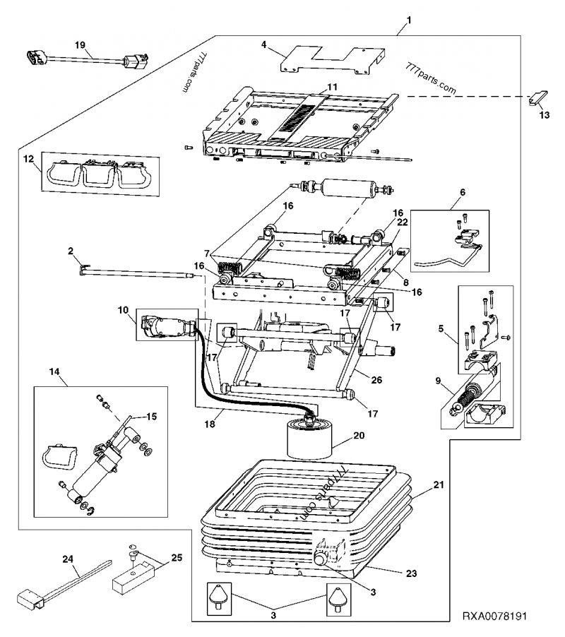 RE331262 Compressor Kit - John Deere spare part | 777parts.com