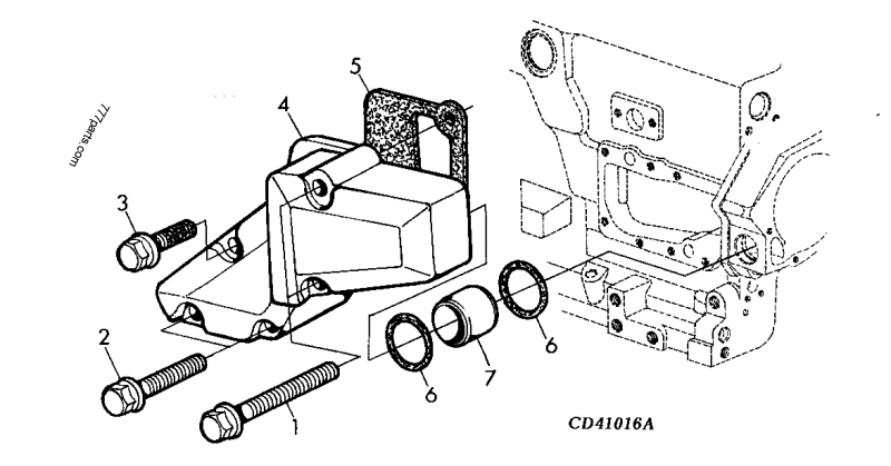 R501428 Gasket - John Deere spare part | 777parts.com