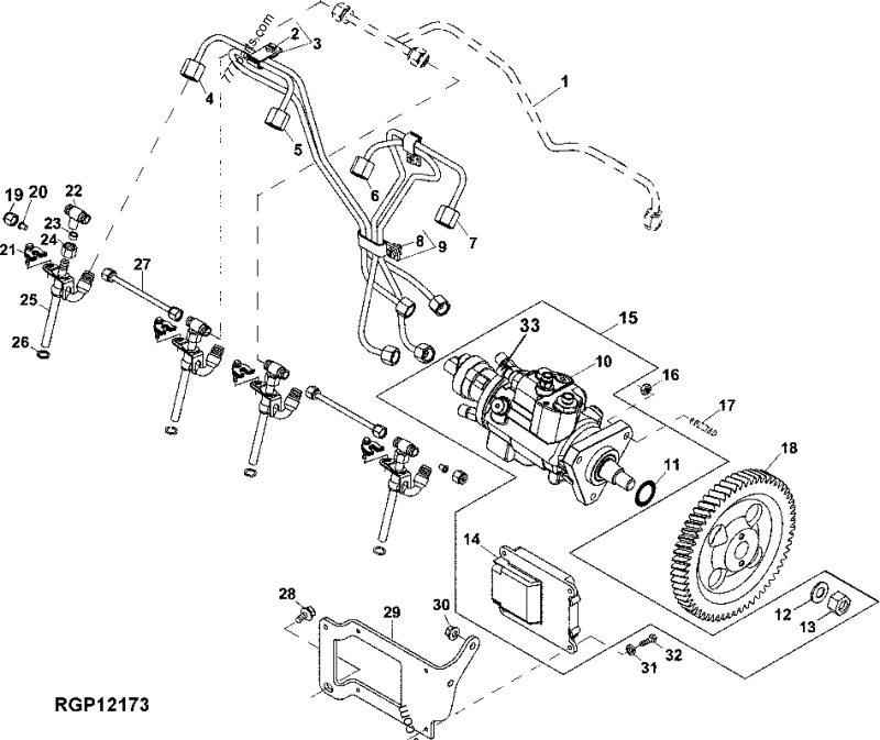 RE522527 Engine Controller - John Deere spare part | 777parts.com
