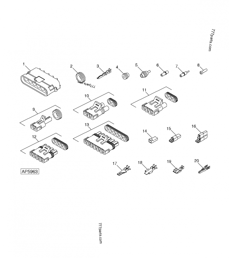 R78069 Plug - John Deere spare part | 777parts.com
