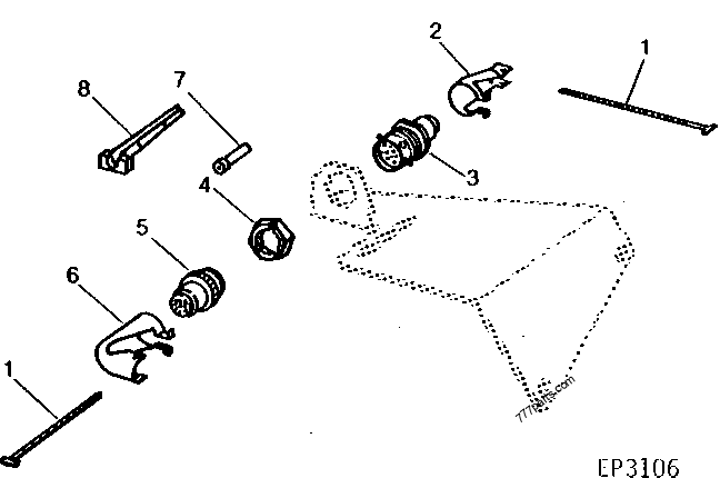 R78069 Plug - John Deere spare part | 777parts.com