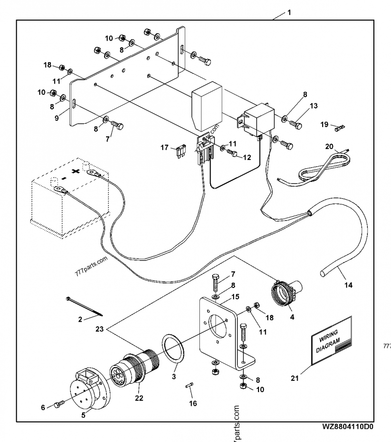 R78069 Plug - John Deere spare part | 777parts.com