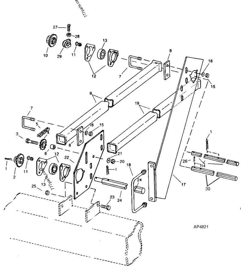 A49005 Plate - John Deere spare part | 777parts.com