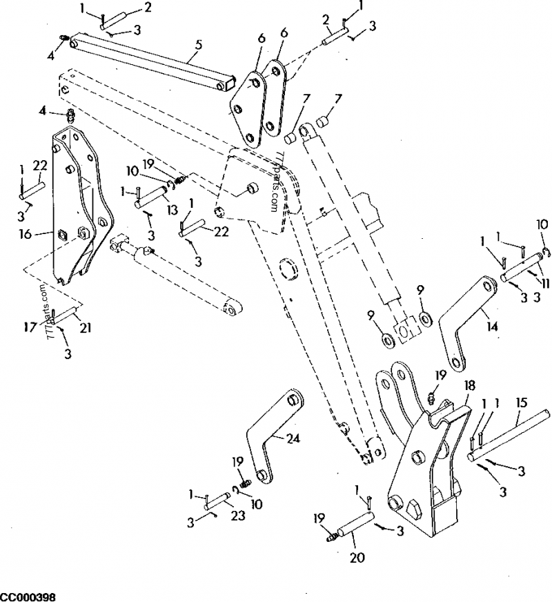 DC37416 MAST - John Deere spare part | 777parts.com