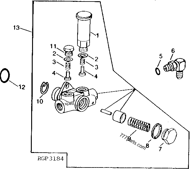 AR81825 Hand Primer - John Deere spare part | 777parts.com