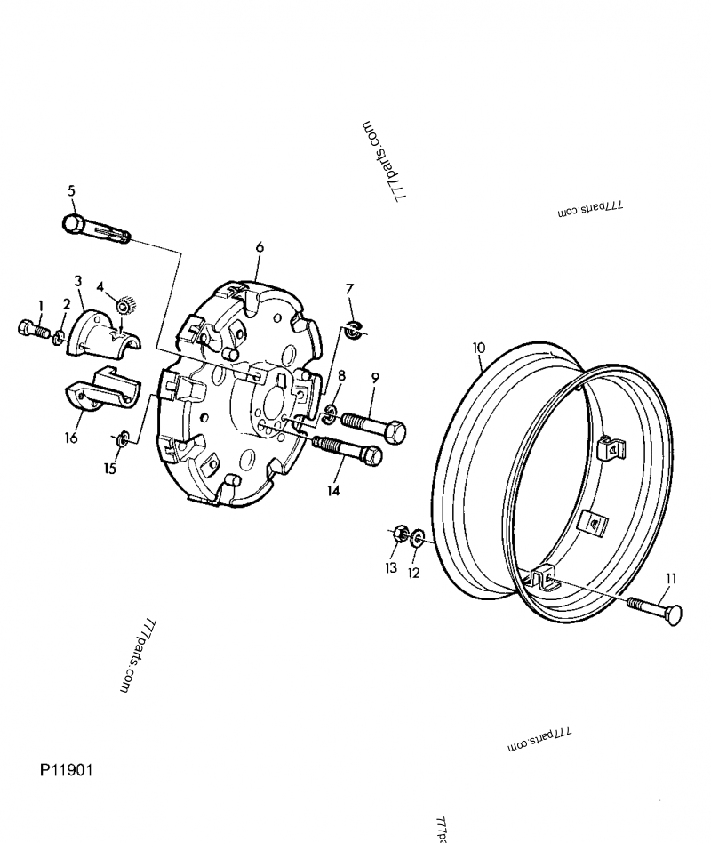 R111009 Cap Screw - John Deere spare part | 777parts.com
