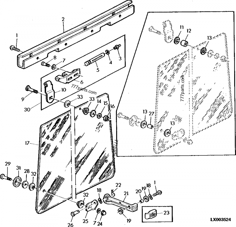L57022 Latch - John Deere spare part | 777parts.com