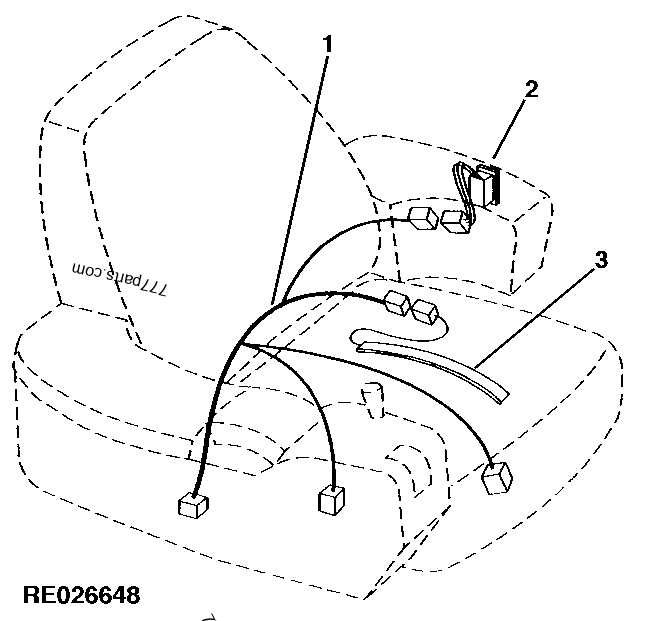 RE43451 Toggle/Rocker Switch - John Deere spare part | 777parts.com