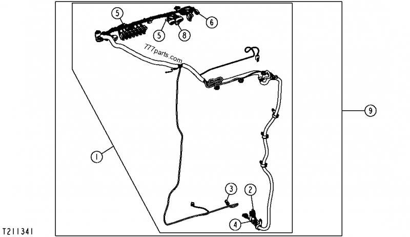 57M7633 Cap - John Deere spare part | 777parts.com
