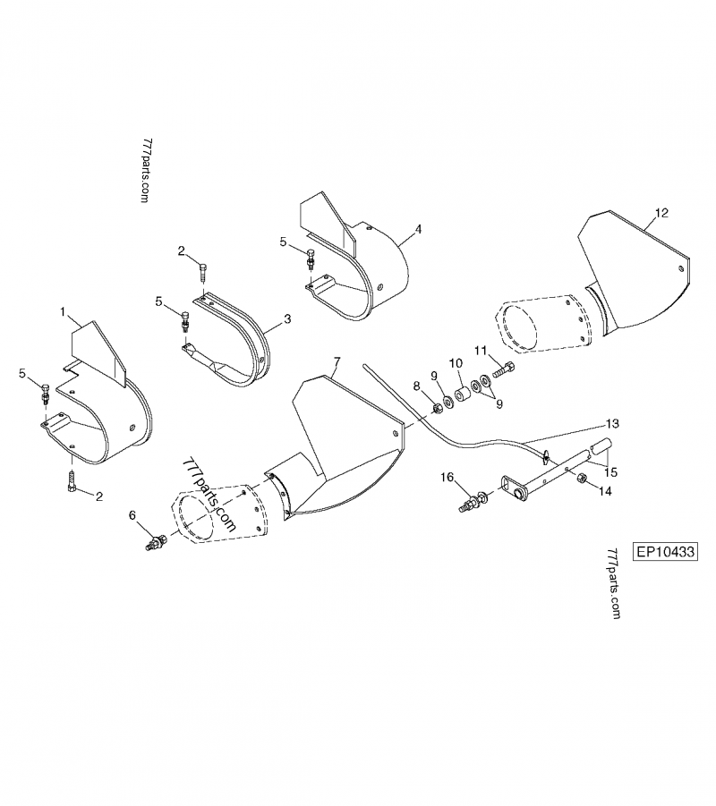 FH309706 Compressor Rod - John Deere spare part | 777parts.com