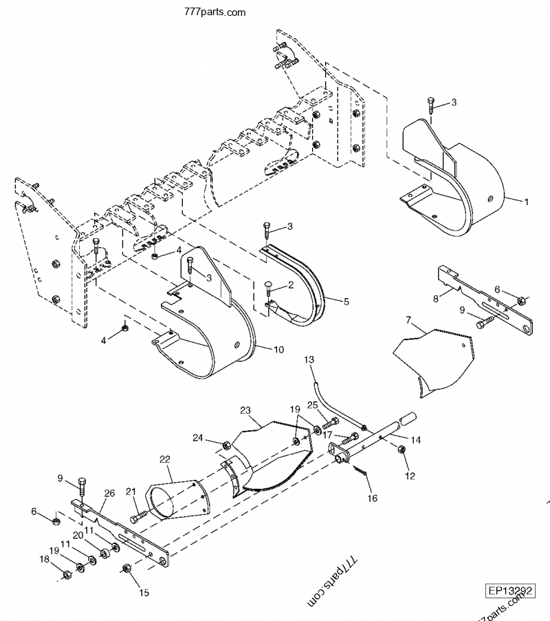 FH309706 Compressor Rod - John Deere spare part | 777parts.com