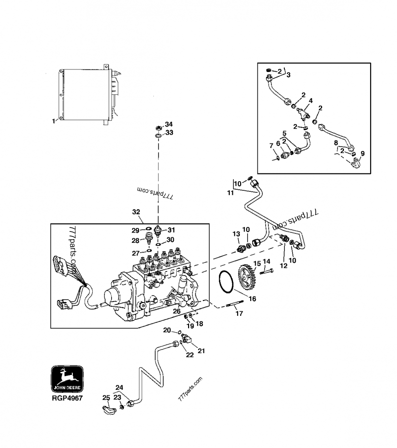 RE503376 Engine Controller - John Deere spare part | 777parts.com