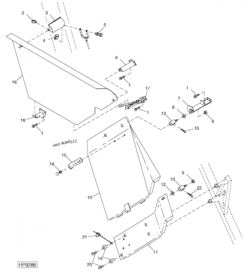 AH130944 Bracket - John Deere spare part | 777parts.com