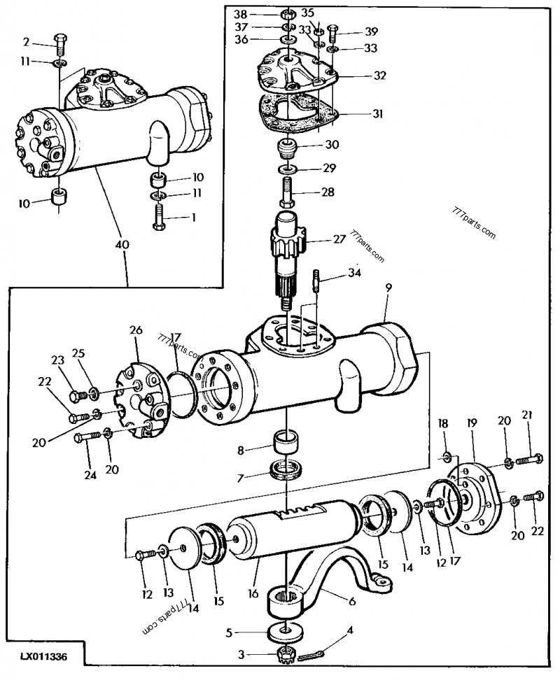 PE974551 Sealing Washer - John Deere spare part | 777parts.com