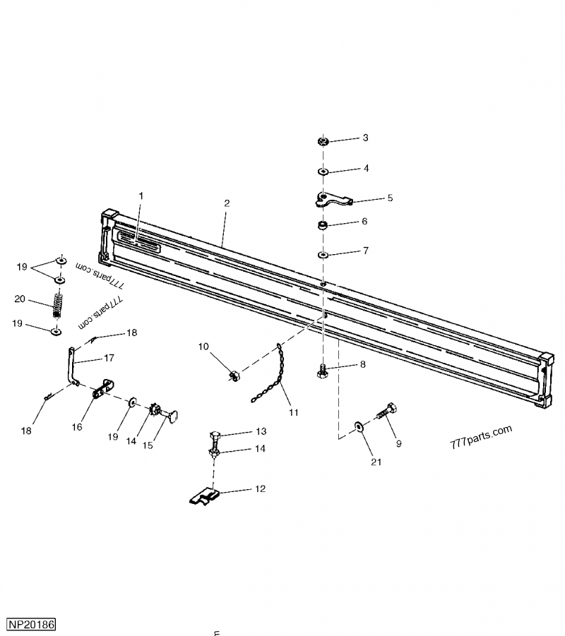 N281824 Chart - John Deere spare part | 777parts.com