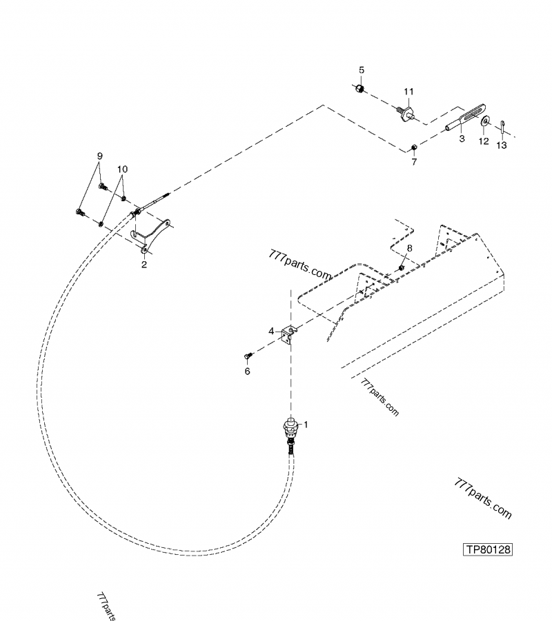 T165100 Bracket - John Deere spare part | 777parts.com