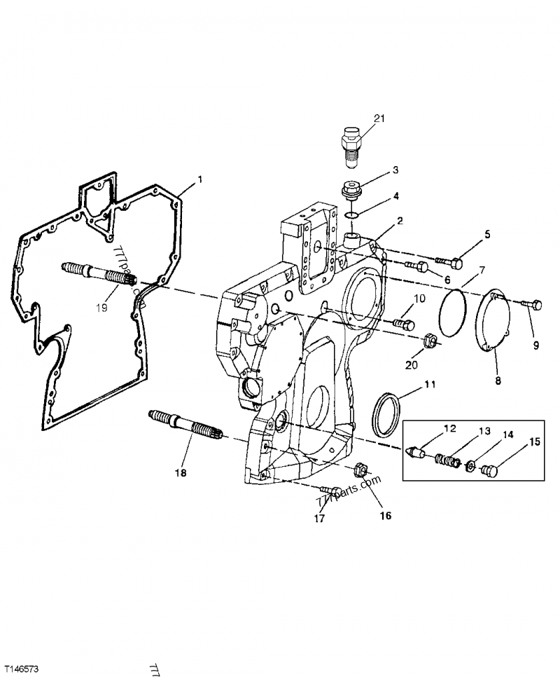 R505462 Cover - John Deere spare part | 777parts.com