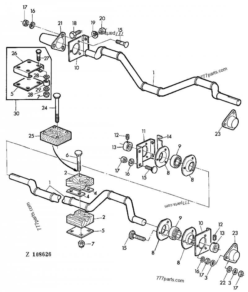 Z20039 SHIM - John Deere spare part | 777parts.com