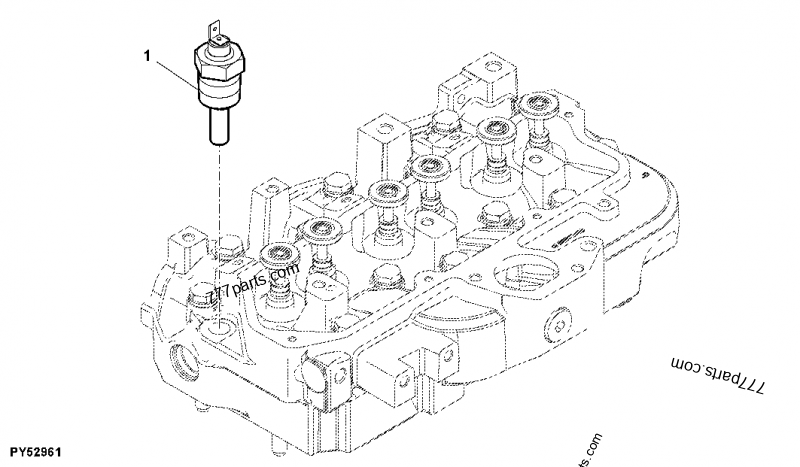 RE515494 Sensor - John Deere spare part | 777parts.com