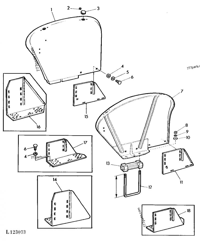 AL25437 Bracket - John Deere spare part | 777parts.com