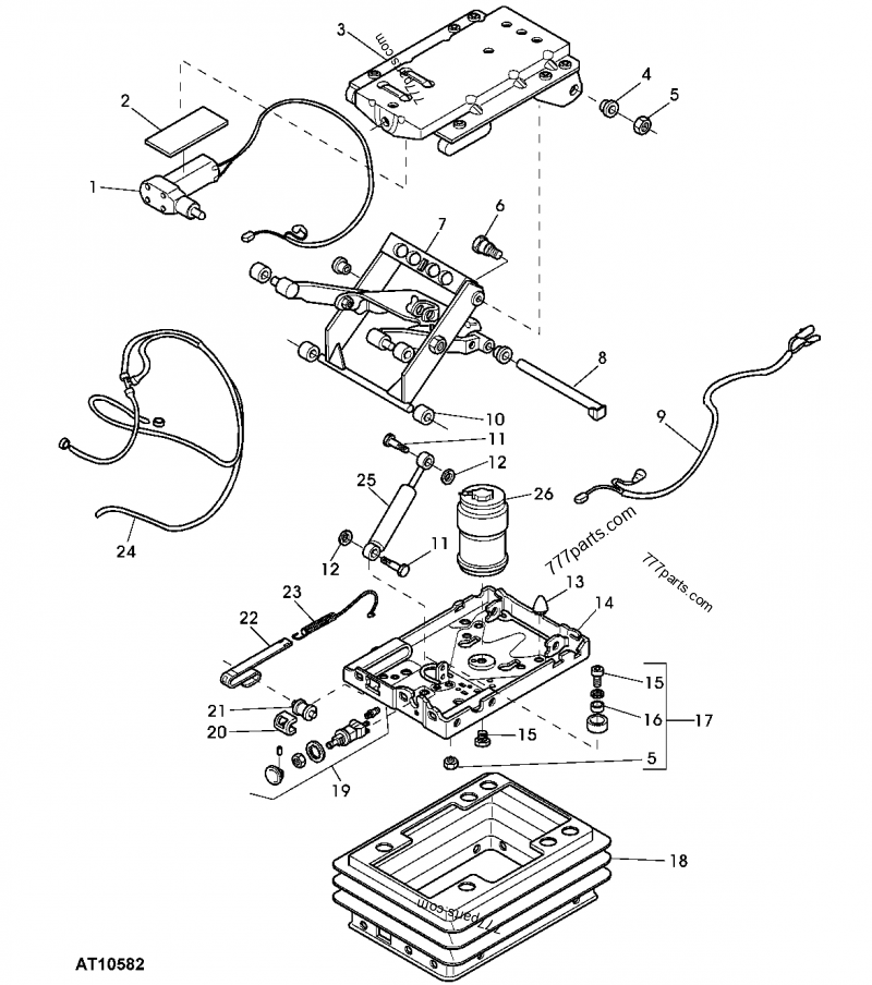AL114702 Bumper - John Deere spare part | 777parts.com