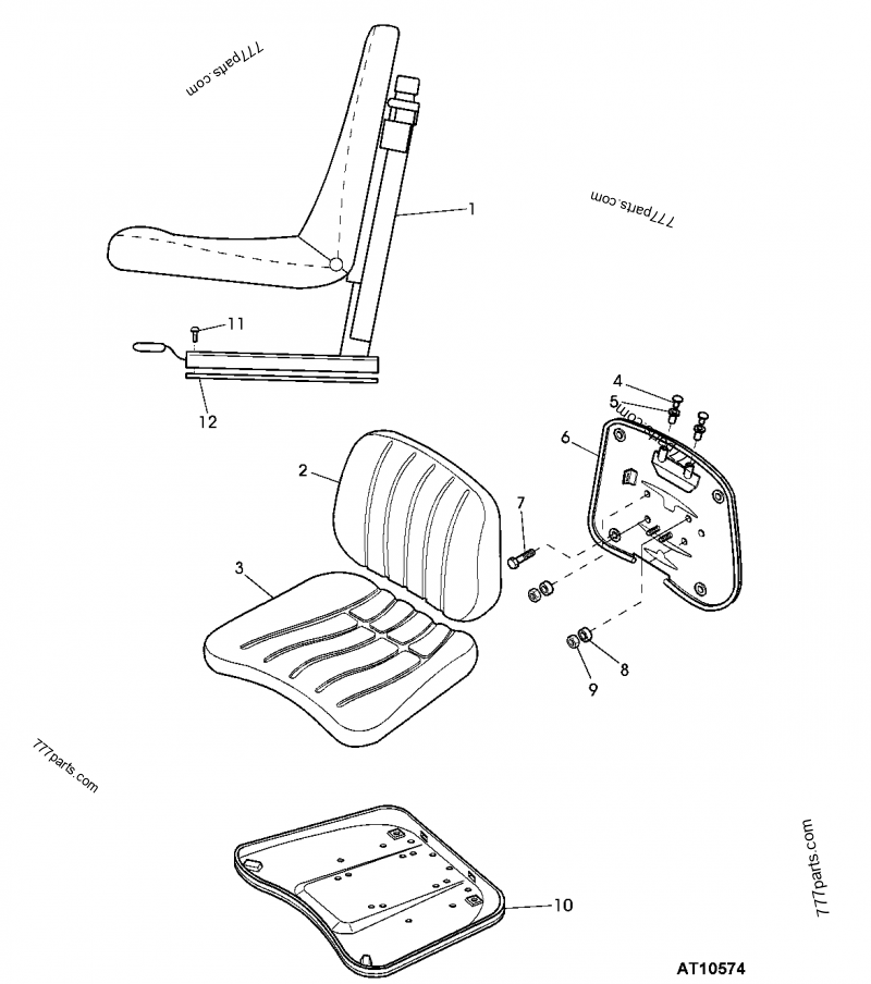AL114702 Bumper - John Deere spare part | 777parts.com