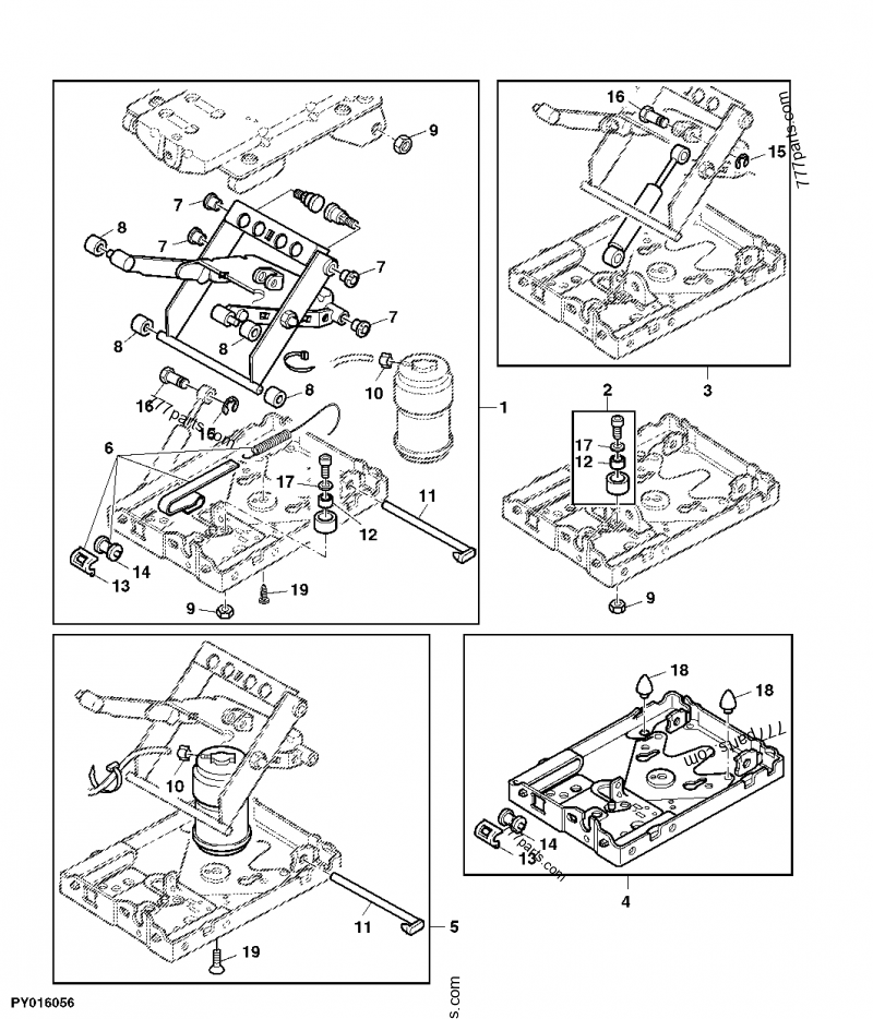 AL114702 Bumper - John Deere spare part | 777parts.com