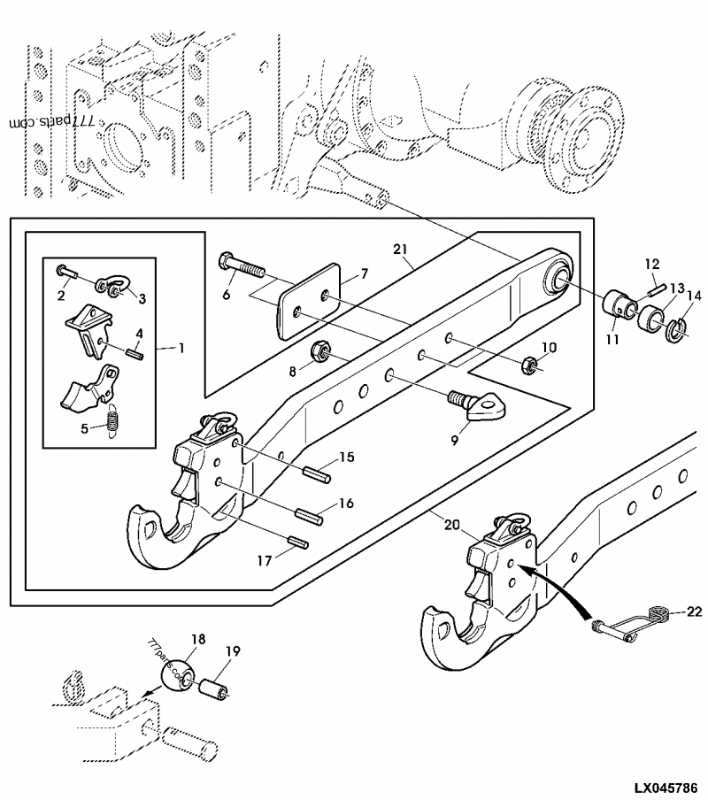 L173900 Plate - John Deere spare part | 777parts.com