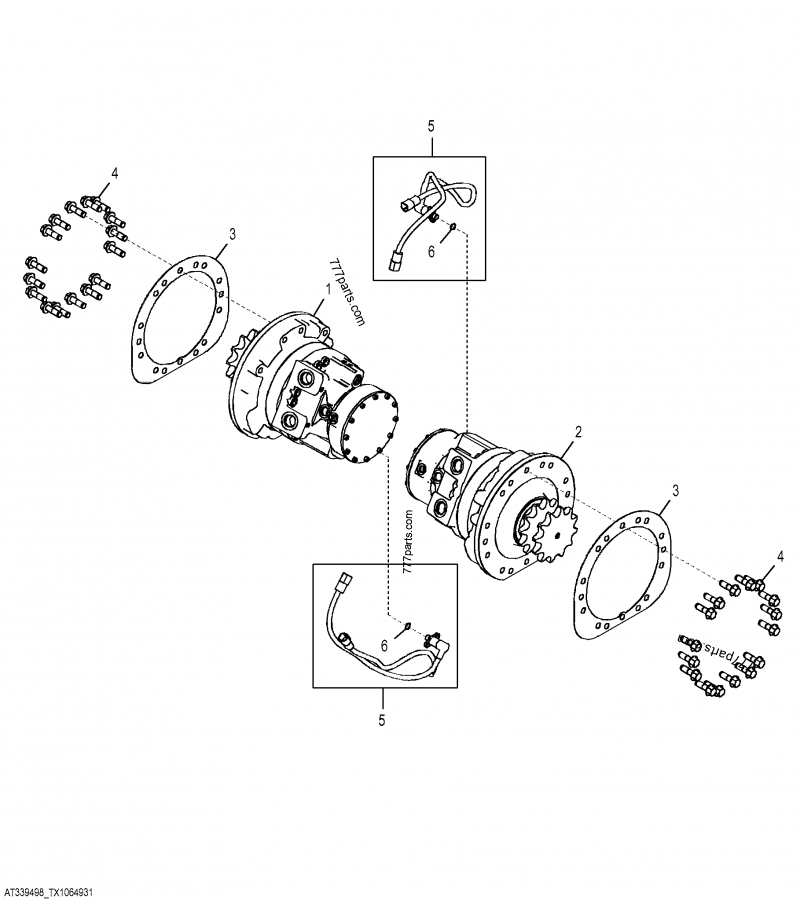 AT342622 Wheel Speed Sensor - John Deere spare part | 777parts.com