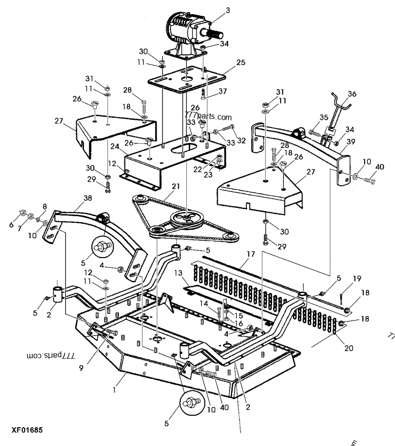 5BP0006693 V-Belt - John Deere spare part | 777parts.com