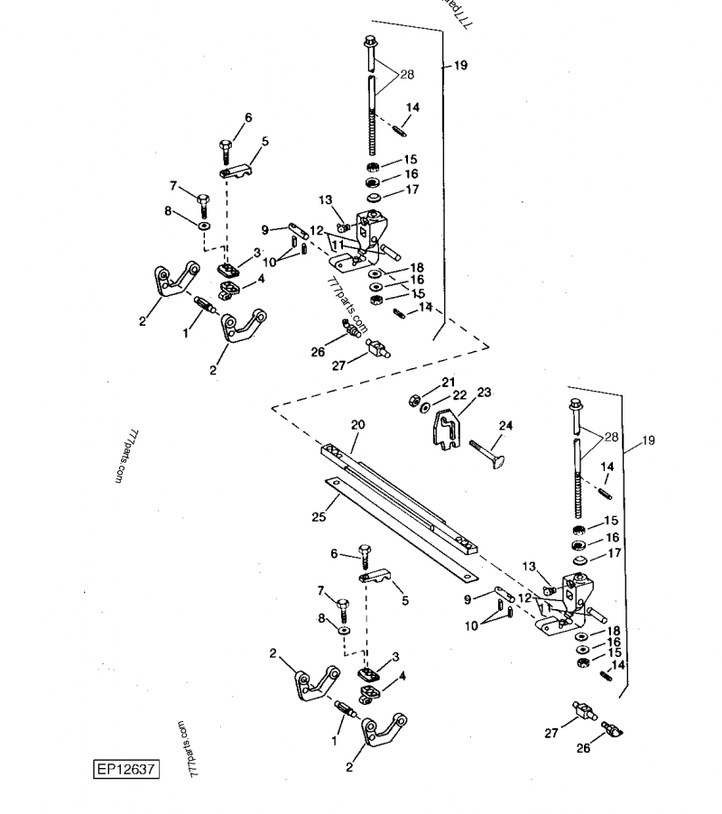 E63962 Dowel Pin - John Deere spare part | 777parts.com