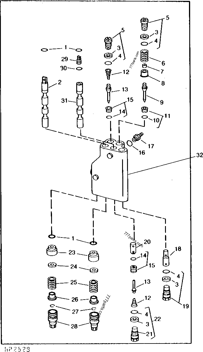 AH20831 Spool Valve - John Deere spare part | 777parts.com