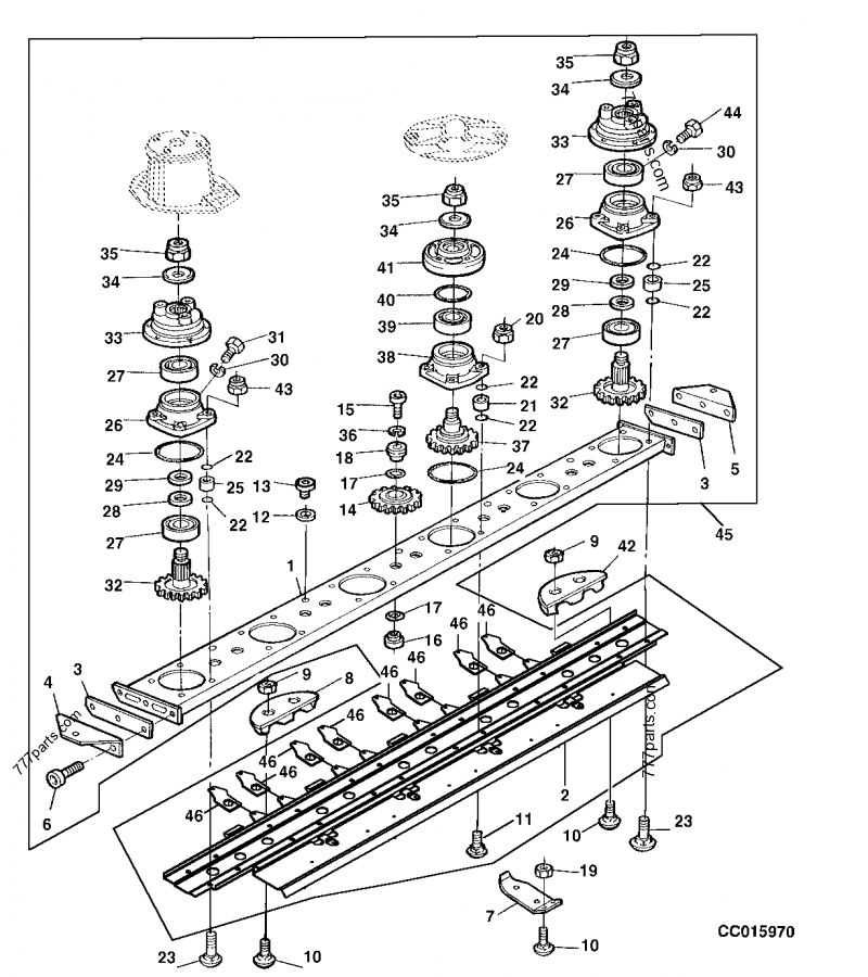 CC26189 Seal - John Deere spare part | 777parts.com