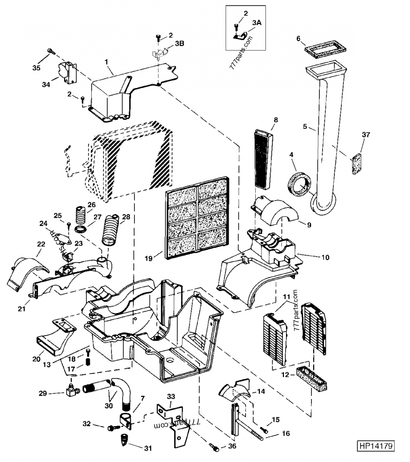 AH144020 Switch - John Deere spare part | 777parts.com